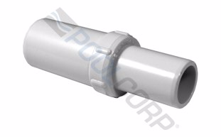 POOL360 | .75" x .5" White Spigot x Spigot Push Fitting Reducer Coupling