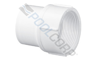 POOL360 | 2" White SP x FPT Heavy Turf Fitting Adapter