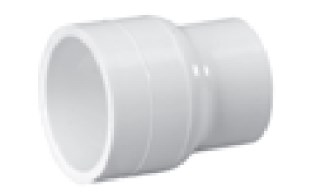 POOL360 | 8" x 6" White Slip x Slip SCH40 Reducer Coupling