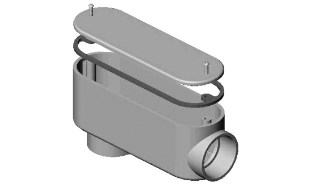 horizon | 3/4" E-Series Access Fitting Type LB with Brass Screws and ...