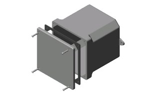 POOL360 | 4" x 4" x 4" E-Series Junction Box with Gasket and Self ...