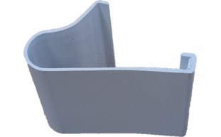 POOL360 | Universal Coping Plastic Bullnose Clip White