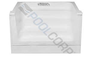 POOL360 | FG BULLNOSE 4' STRAIGHT STEP I/W WHT