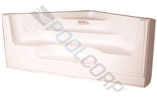 POOL360 | AF W_POLEKIT CNTLVR STEP I/S CORNER 90^ WHITE