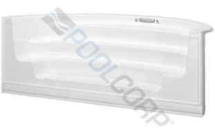 POOL360 | 10' x 42" Straight Roman Sit ’N Step Thermoplastic, White