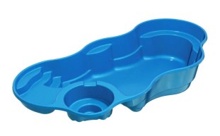 POOL360 | 14' x 30' Laguna Deluxe Modern Freeform Pool Sapphire Blue ...