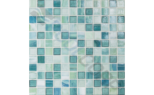 POOL360 | 1" x 1" Santorini Tile Cerulean Aqua