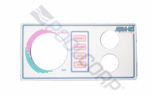 POOL360 | FACEPLATE LABEL 2 BTN AQUA-SET