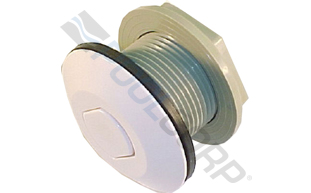 POOL360 | 1-5/8" Pres-Air-Trol White Hole Air Button
