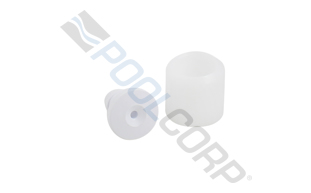 POOL360 | White Sweep Hose Jet with Collar