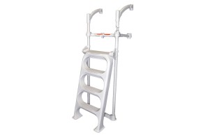 POOL360 | Classic Ladder with Platform Pearl