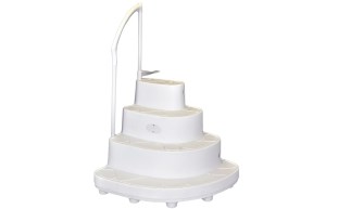 POOL360 | White Majestic Above Ground Pool Step with Ballast