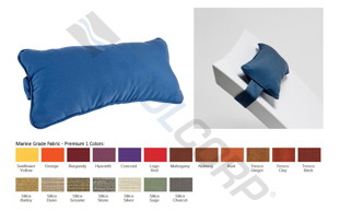 POOL360 | Premium Fabric 1 Signature Headrest Pillow