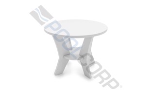 POOL360 | White Mainstay Round Side Table