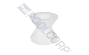 POOL360 | 22" White Signature Side Table with Lid without Umbrella Hole