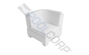 POOL360 | White Signature Sectional Corner