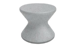 POOL360 | 14" Granite Gray Signature Standard Side Table without Umbrella Hole
