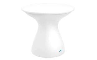 POOL360 | White Lid White Base Autograph Standard Side Table
