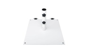 POOL360 | 40" x 40" x 2" Round Pinnacle Galvanized Steel Plate Stack Cantilever Base