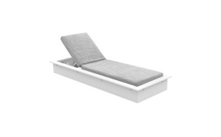 POOL360 | White Frame Standard Fabric Echo Chaise