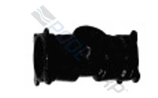 POOL360 | 4" x 1-1/2" Tapped Ductile Iron Service Tee