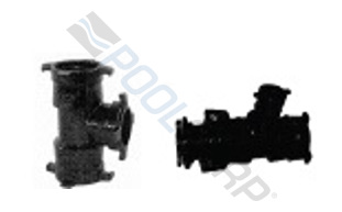 POOL360 | 8" Bell x 4" Bell x 10" Bell Ductile Iron Tee