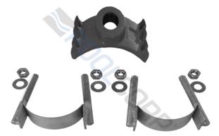 POOL360 | 3" x 1" FPT Saddle with Stainless Steel Double Straps