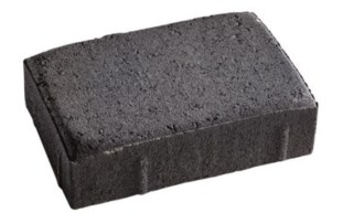 POOL360 | 6" x 6" 60mm Traditional Black Paver