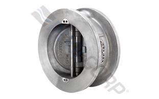 POOL360 | 10" Cast Iron Wafer Body Double Disc Check Valve