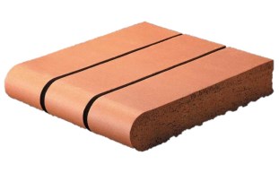 POOL360 | 2-1/4" x 3-5/8" x 7-5/8" Sunlit Earth Brick Coping