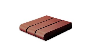 POOL360 | 2-1/4" x 3-5/8" x 7-5/8" Havana Red Brick Coping
