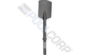 POOL360 | 5.5" x 20" Clay Spade for 1‑1/8" Hex