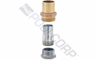 POOL360 | 2" Insert x Male Adapter Galvanized