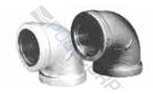 POOL360 | 2" Galvanized Malleable 90 Degree Elbow