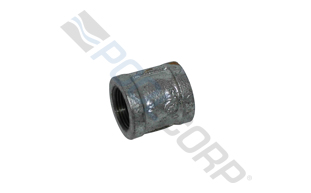 POOL360 | 2" Galvanized Malleable Coupling