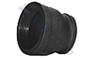 POOL360 | 1" x .75" Black Malleable Reducer Coupling