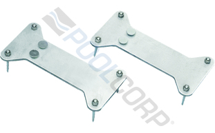 POOL360 | 2 Spike Plates for Shoes with Hardware