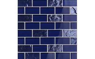 POOL360 | 1.5" x 3" Reflections Float-Glass Tile Marina Mixed