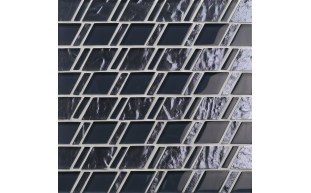 POOL360 | Splash Pattern Float-Glass Tile Blue Stream Mixed