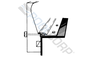 POOL360 | Key-Lock™ Keystone Liner Form; 8 Ft, Vinyl, 14/Box