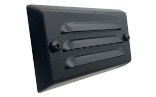 POOL360 | 5" Textured Black Warm White Integrated LED Surface Mount Step Light