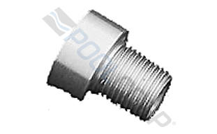 POOL360 | COUPLING .75"X .5" BRASS THRD