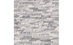 POOL360 | 6" x 24" Split Face Stacked Stone Panel Alaska Gray