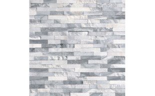 POOL360 | 6" x 24" Split Face/Honed Stacked Stone Ledger Panels Alaska Gray