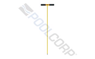 POOL360 | 48” Yellow Fiberglass Soil Probe with Cast Metal Tip