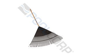 POOL360 | 32" Black Poly Leaf Rake