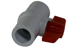 POOL360 | 1/2" PVC MIP Ball Valve SxS