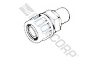 POOL360 | 3/4" IPS Spigot x 1" TS Adapter