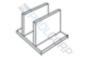 POOL360 | White Micro Hold Down Clips