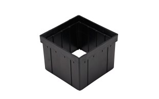 POOL360 | 6" Black Riser for 9" Square Catch Basin Drain and Low ...